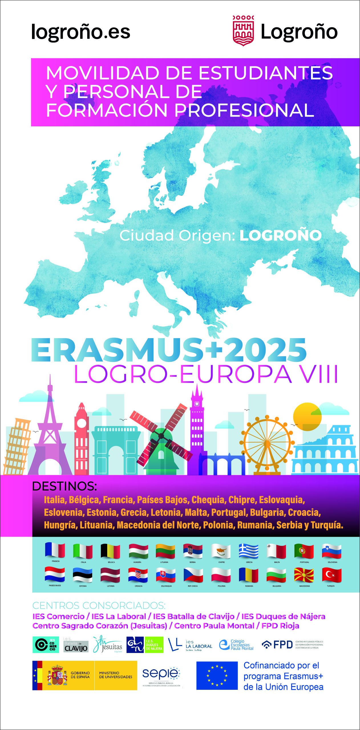 Convocatoria Erasmus+ 2025 Formación Profesional. - Colegio Paula ...